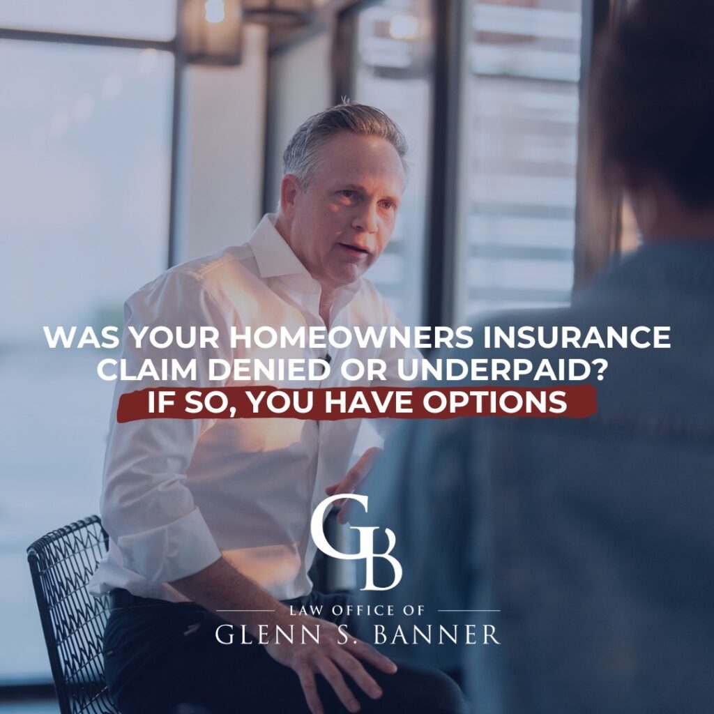 Property Damage Insurance Claims - Law Office of Glenn S. Banner